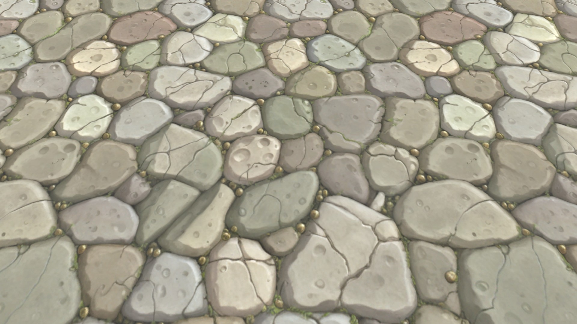 Stylized Textures – Vol 194 – Cobblestone by oleekconder