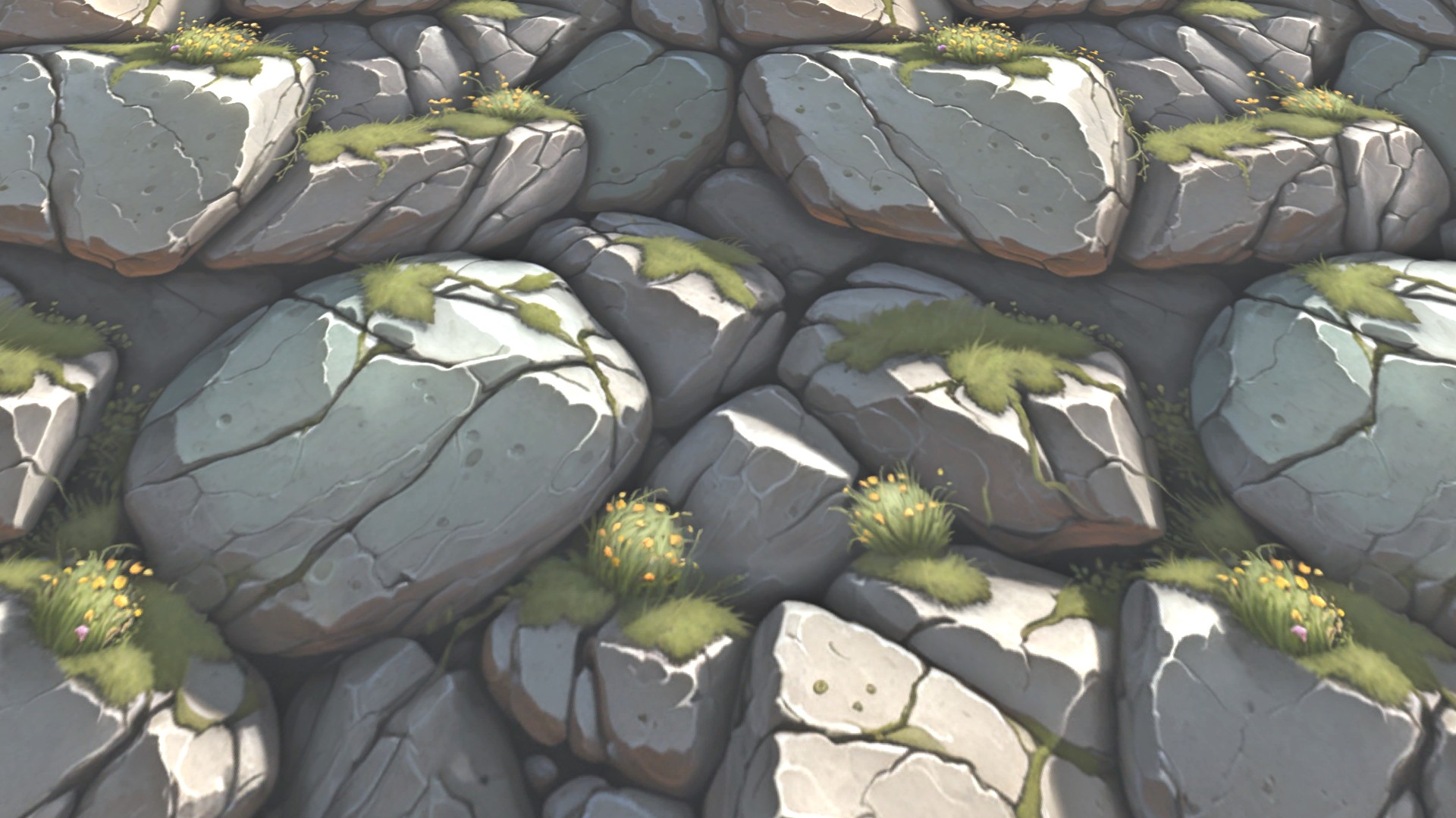 Stylized Textures – Vol 201 – Rocks by oleekconder