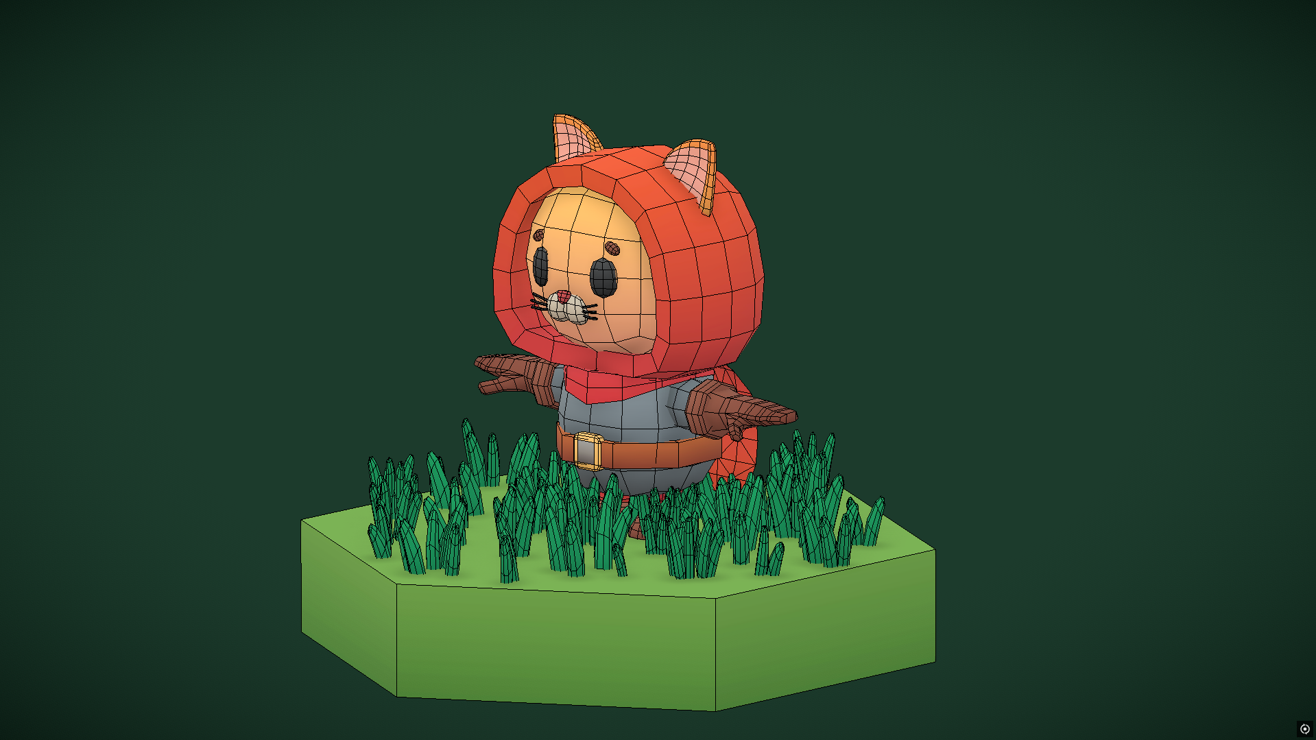 3D Casual Assassin Cat by Kelni
