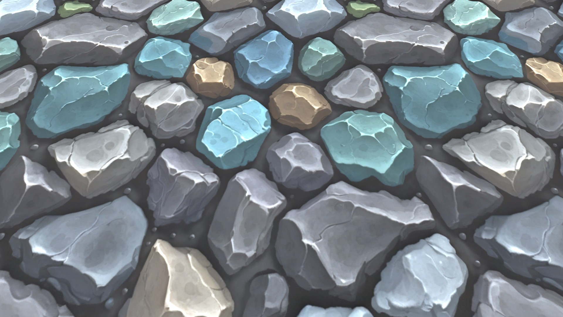 Stylized Textures – Vol 205 – Rocks by oleekconder