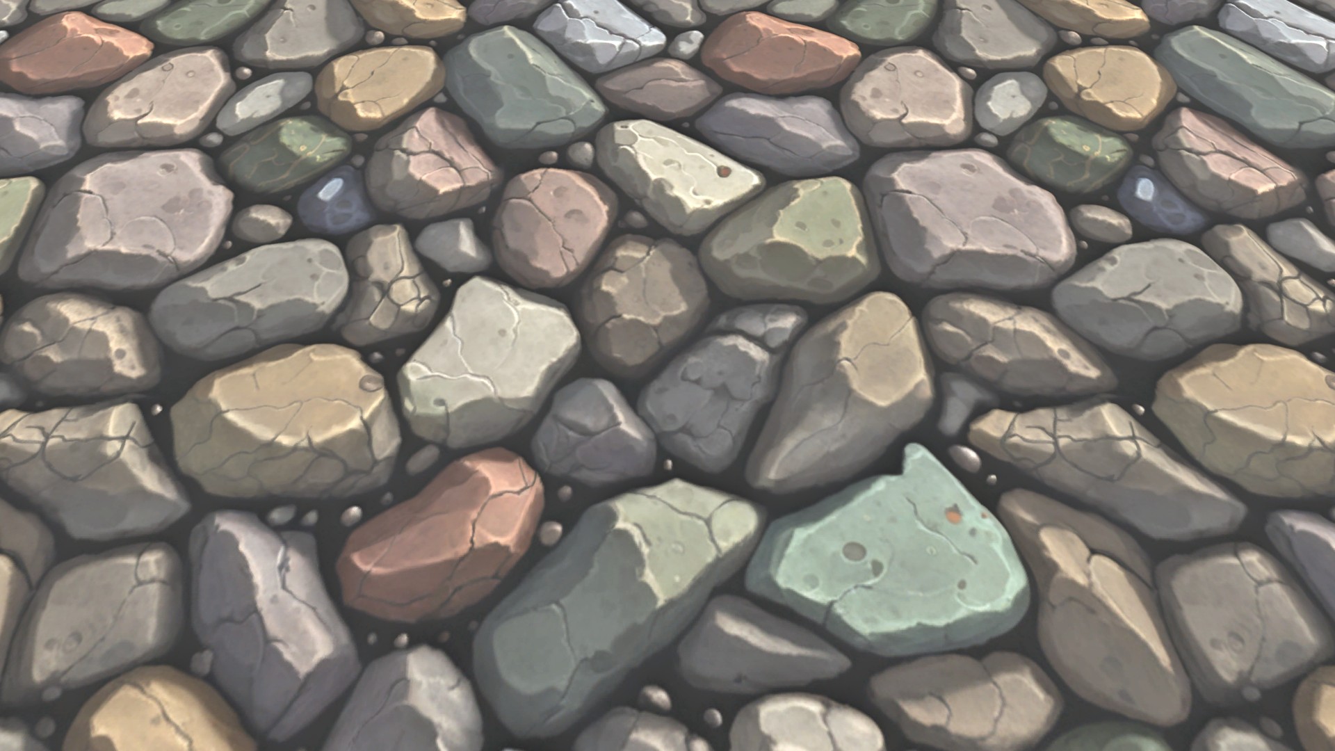 Stylized Textures – Vol 204 – Rocks by oleekconder