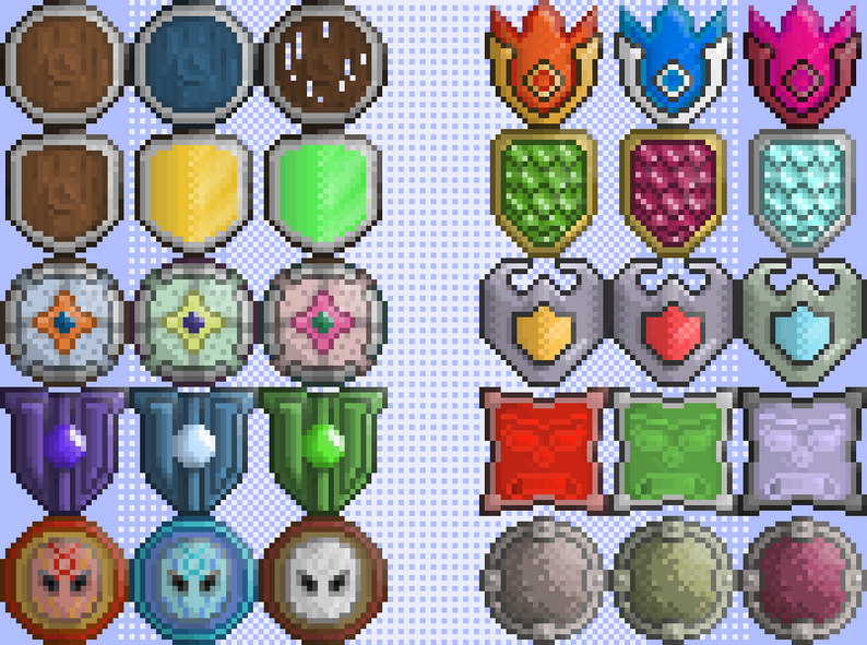 [24x24] RPG Shields Sprites by LimeZu