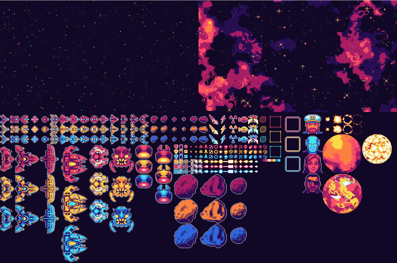 Arcade Space Shooter Asset Pack Free Demo By Cmski