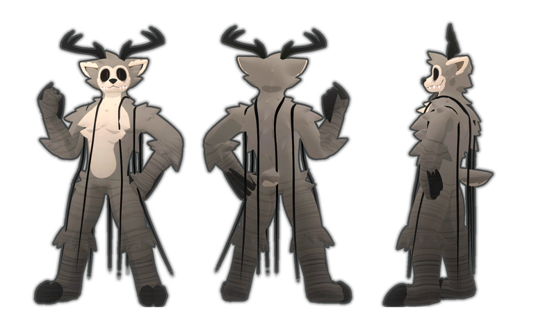 Deer Monster Vrchat Avatar by Chaotic_Jay