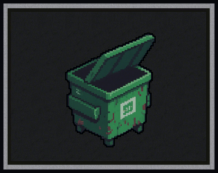 Pixel Dumpster – Trash Bin by Icosium Studios