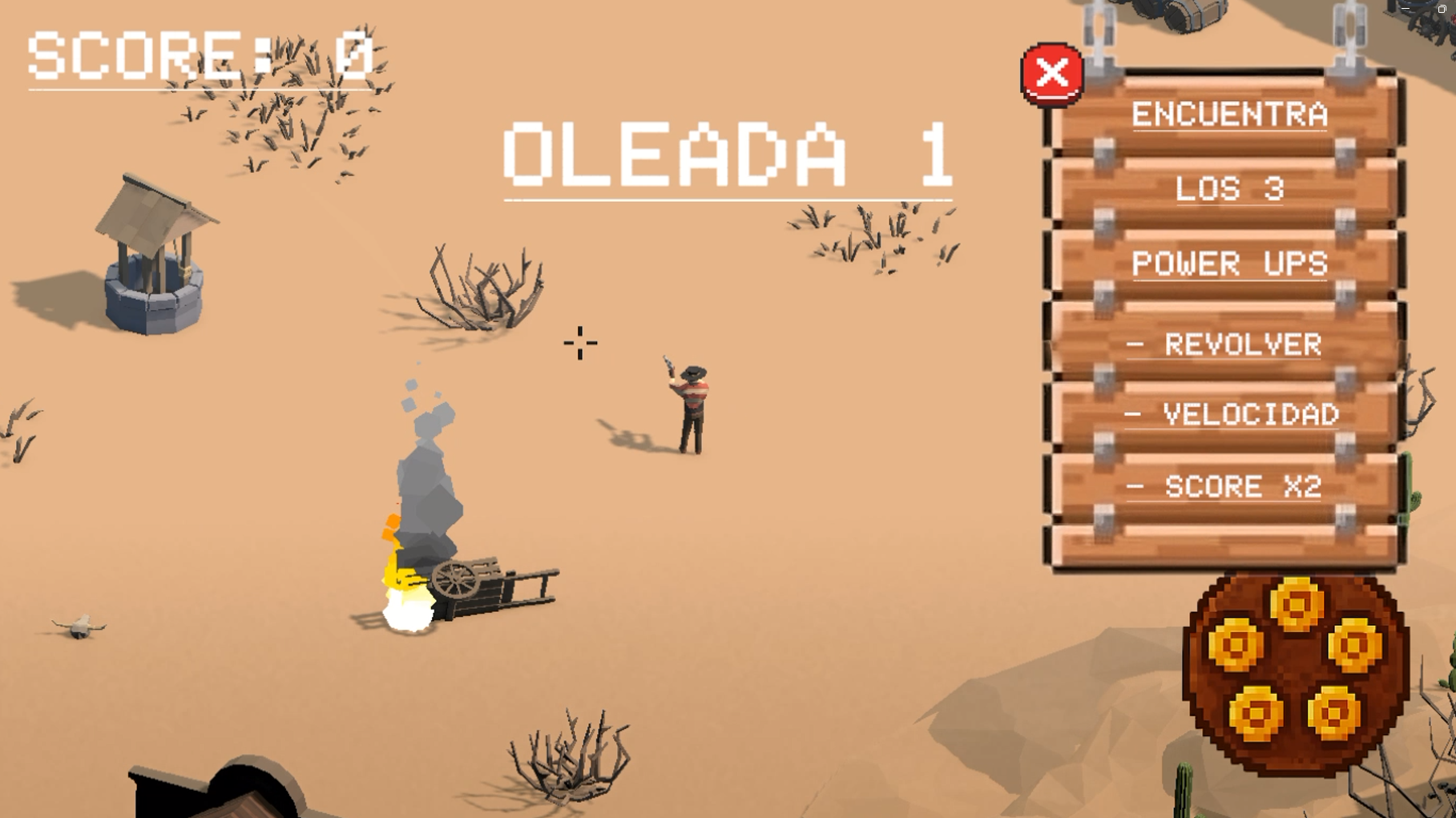 A Crazy Story Of Billy The Kid: In Another World - Game Jam by LeoNavarro