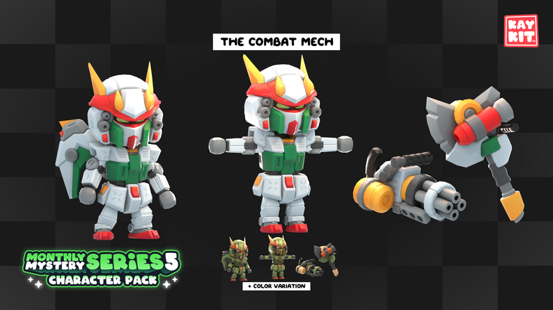 KayKit - Character Pack : Mystery Monthly Series 5 by Kay Lousberg