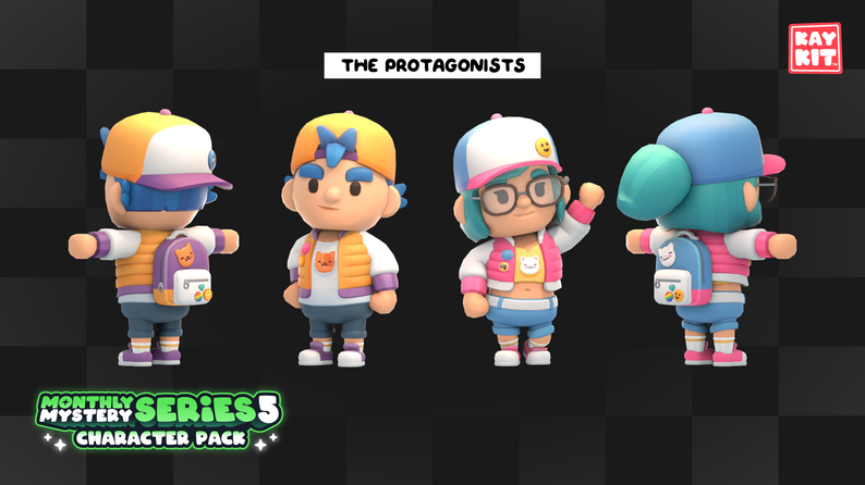 KayKit - Character Pack : Mystery Monthly Series 5 by Kay Lousberg