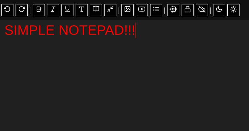 Simple Notepad by DX1
