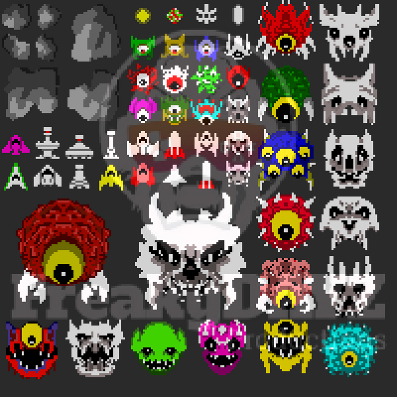 FREAKY SPACE SPRITES PACK by FreakyDAYZ