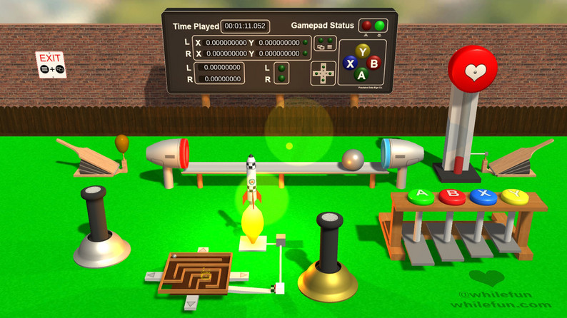 A Precisely Fun Gamepad Tester by whilefun