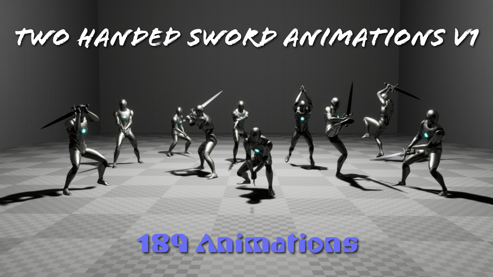 Two Handed Sword Animations V1 (UE/FBX) by Game Dev Hero