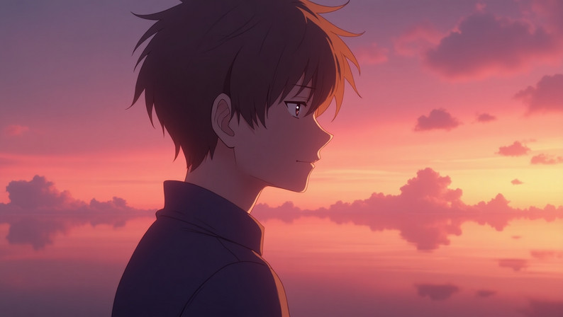 Veil of Calm: 32 Minimal Anime Wallpapers (4K) by AnimVibeGallery