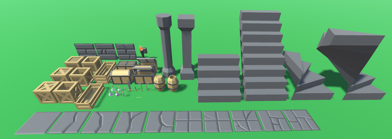 Low Poly Dungeon Pack by MCrafterzz