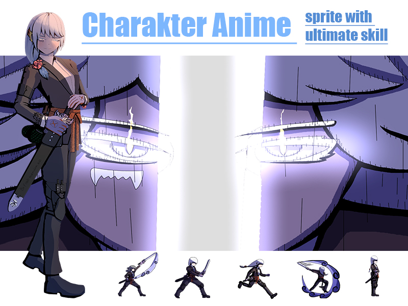 Luna Sprite Pack Now Available – Water Warrior with Cinematic Skills ...