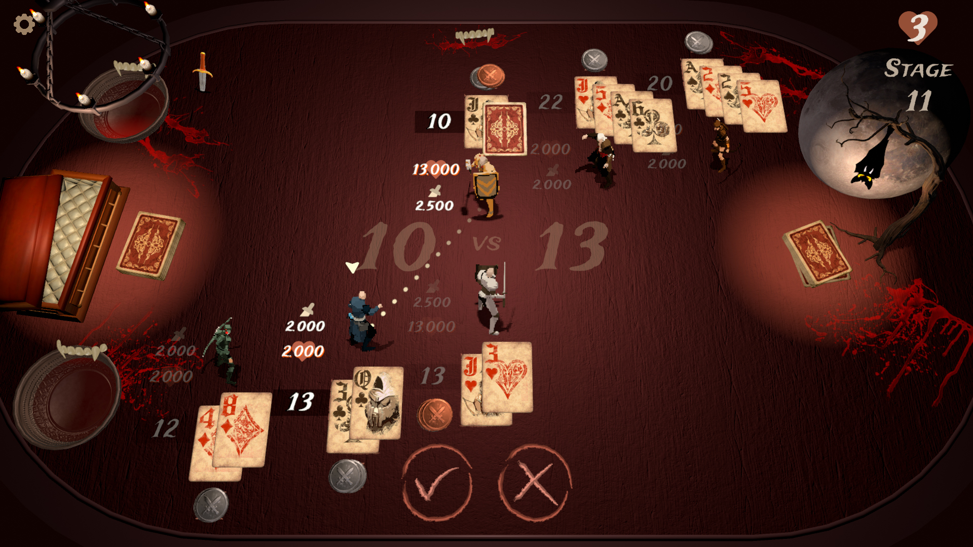 BlackJack Wars by processgames