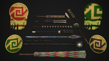Aztec Weapon Pack by rowanhopkins98