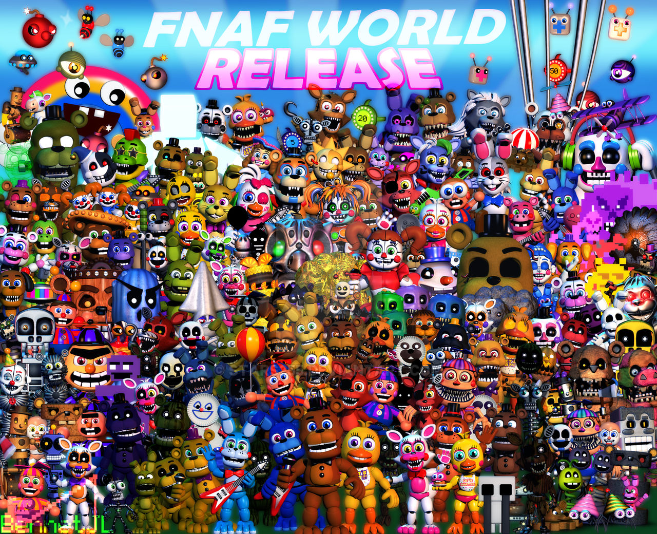 FNaF World by Mosza