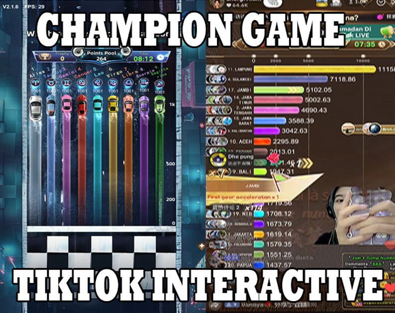 Champions Game - Interactive TikTok Live Game by barrage game