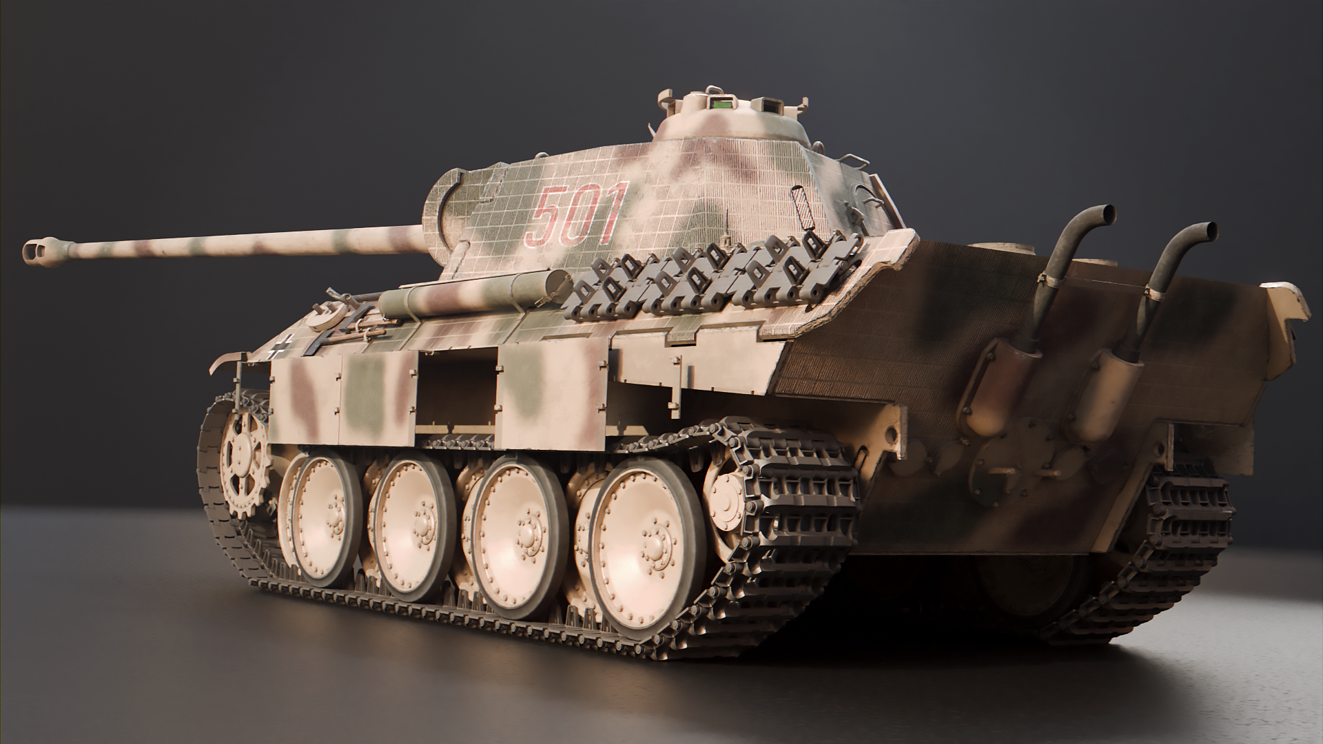 Panzer V Panther - WW2 German Medium Tank by Jerome