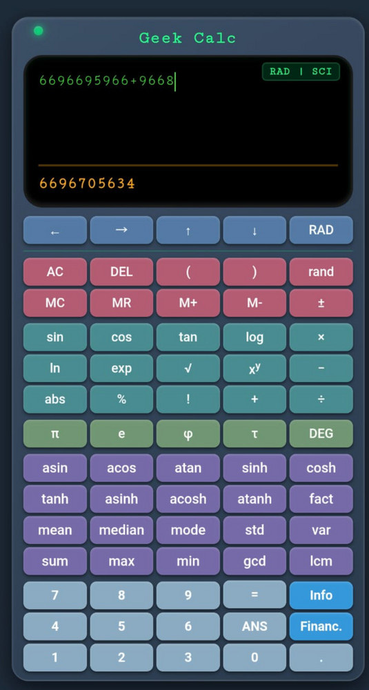 GeekCalc by geekcode