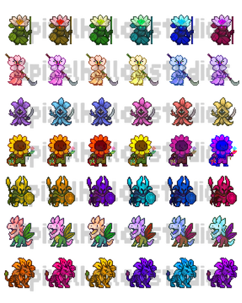 🌸 Blossom Folk Starter Pack - 90 Sprites - 48×48 Fantasy Pixel Art ...