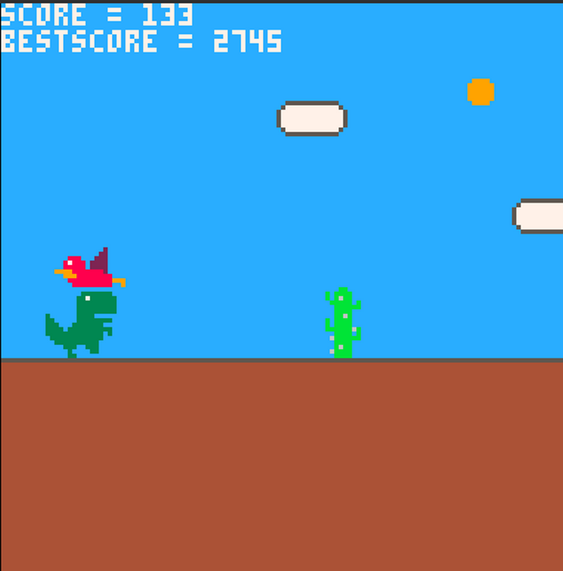 Offline T-Rex Game : Pico 8-Edition by Pordrack