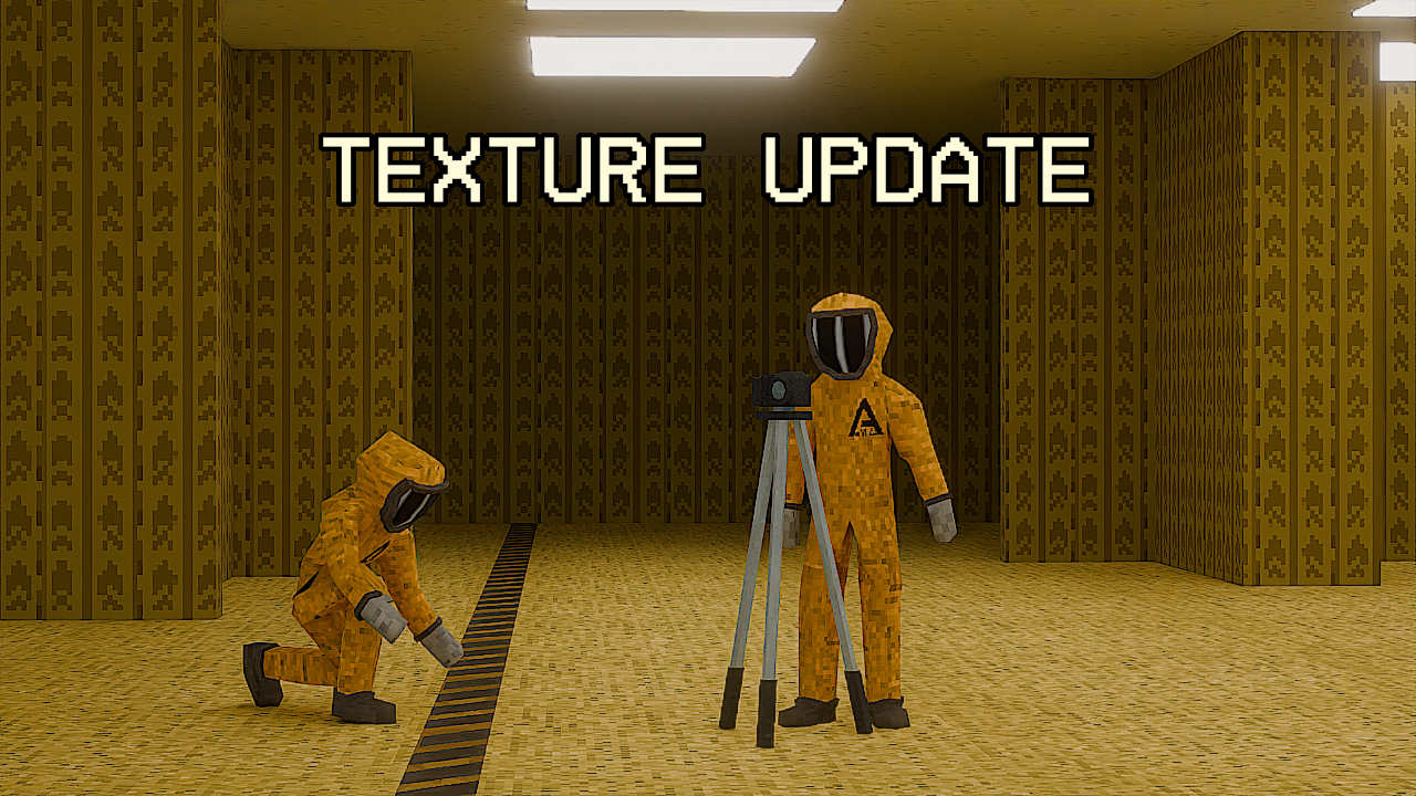 Level 0 Environment Textures Added - Backrooms Basics PSX Pack by ...
