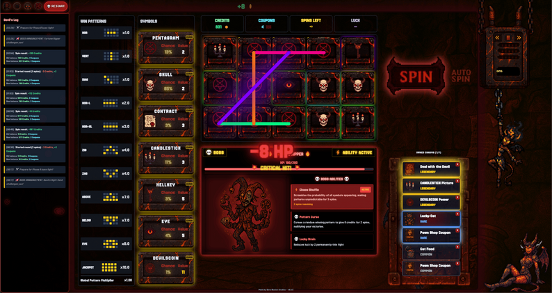 Devils Due - The Slot Machine Roguelike by Data_Illusion_Studios