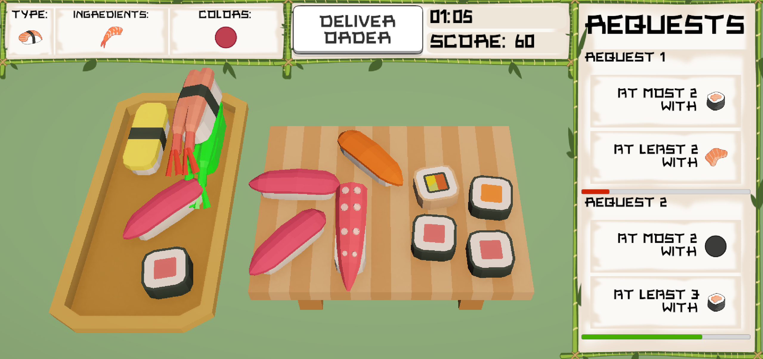 Sushi Rush by ElOctopusMakesGames