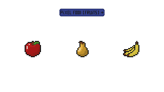 Pixel food [FRUITS] by AlexStavok