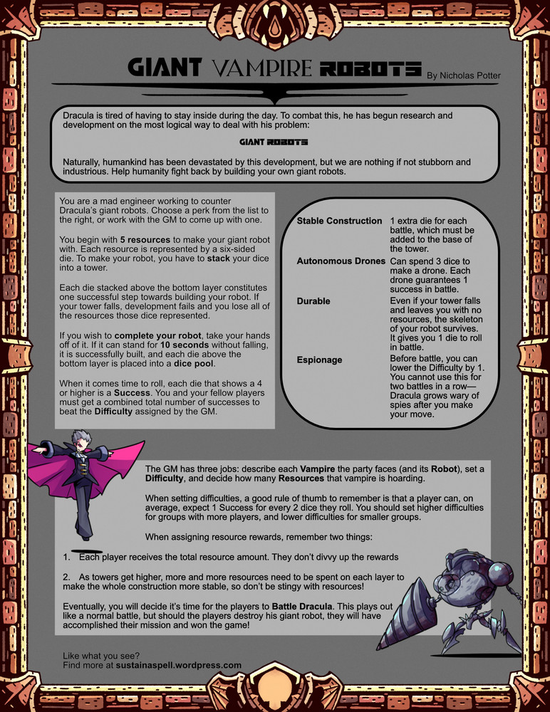 Giant Vampire Robots by The Paladin's Scrolls