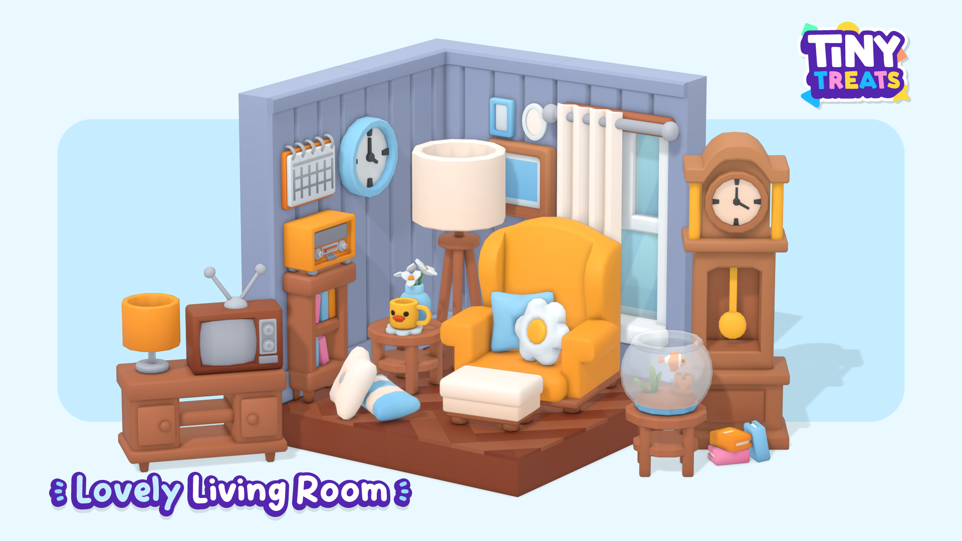 Tiny Treats - Lovely Living Room set by Tiny Treats