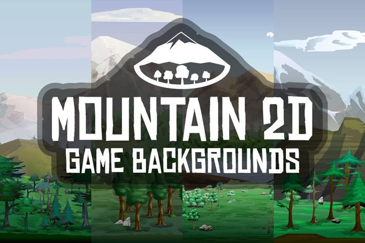 Game Background Mountain by Free Game Assets (GUI, Sprite, Tilesets)