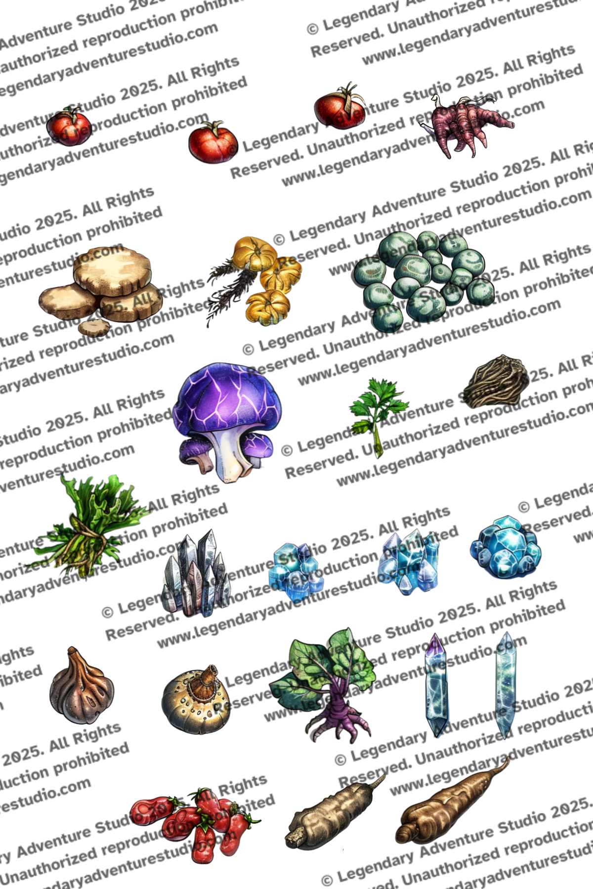 Magical Crops Bundle by Legendary Adventure Studio