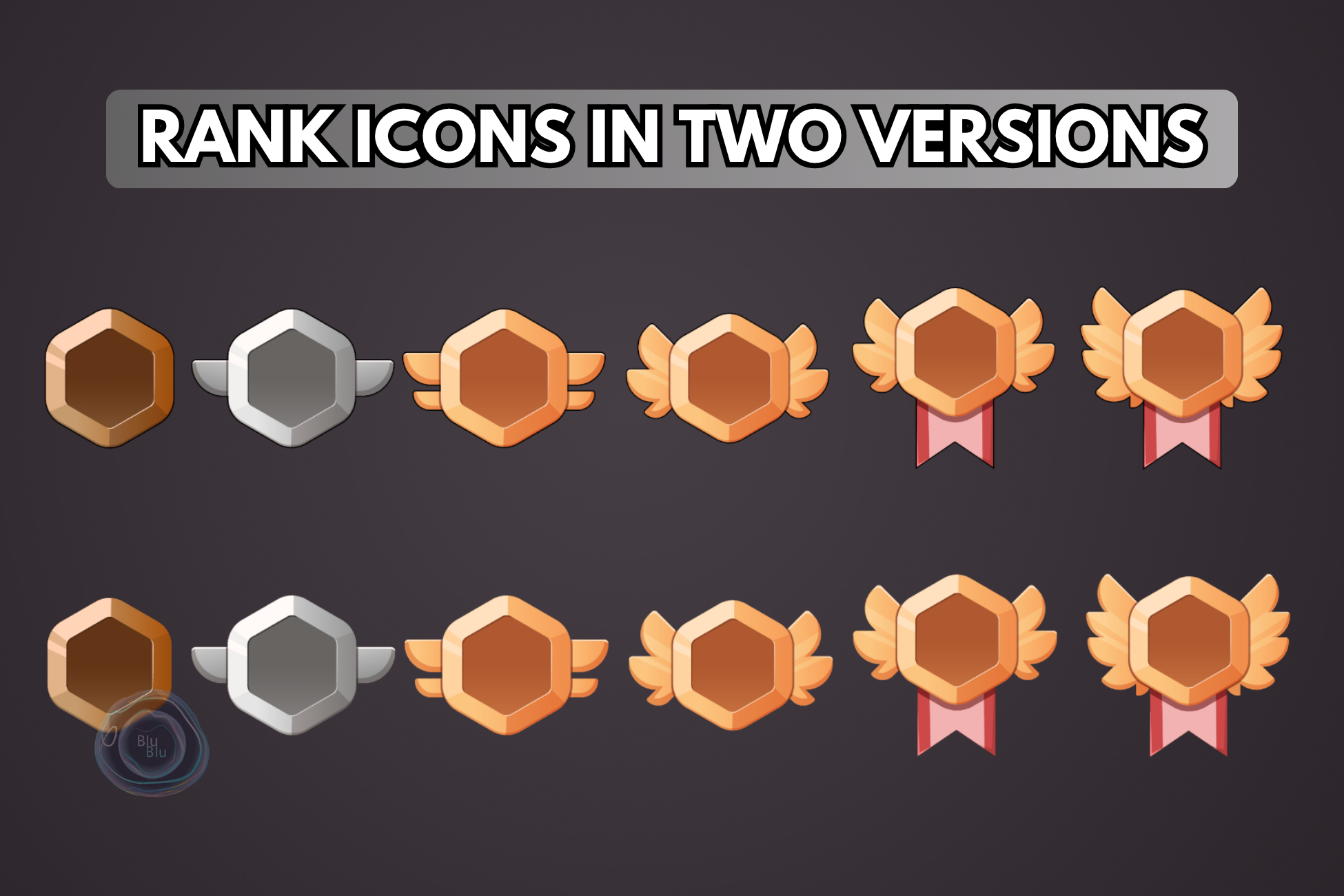 Fantasy Icons Pack 200+ by BluBlu Games