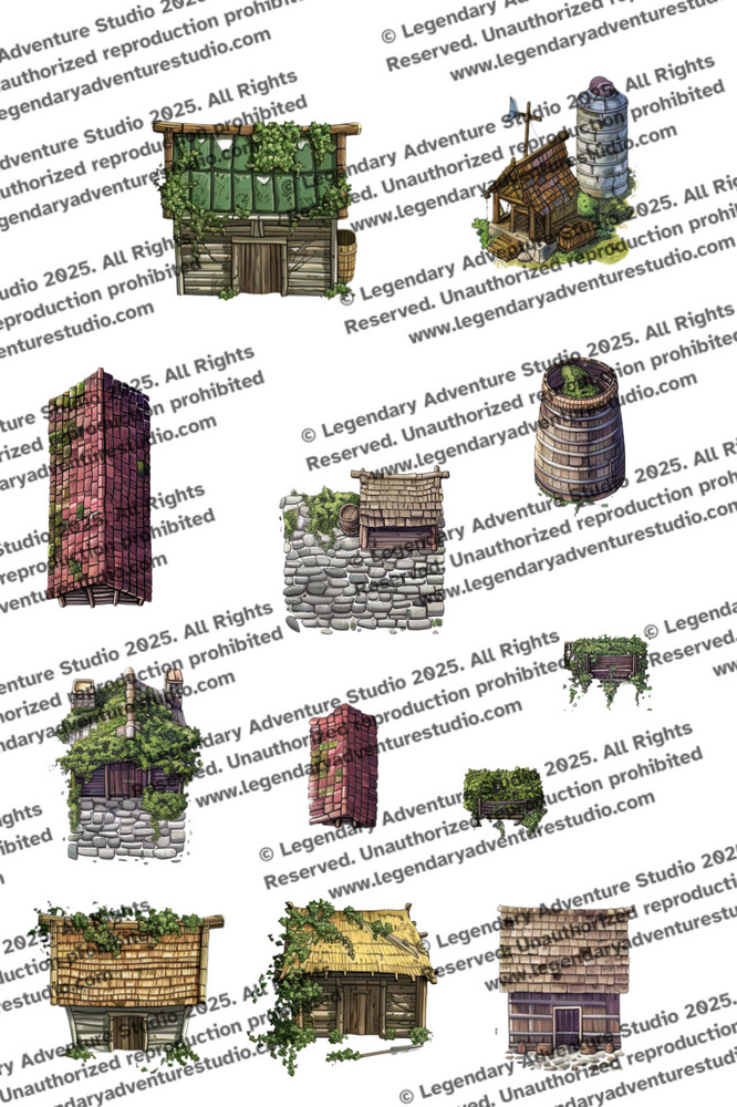 Farm Structures Props and Beasts Bundle by Legendary Adventure Studio