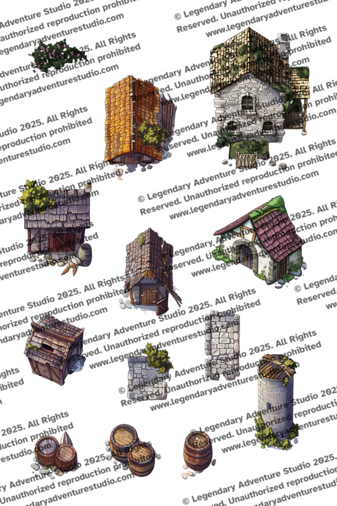 Farm Structures Props and Beasts Bundle by Legendary Adventure Studio