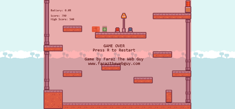 Battery Bot by farazthewebguy