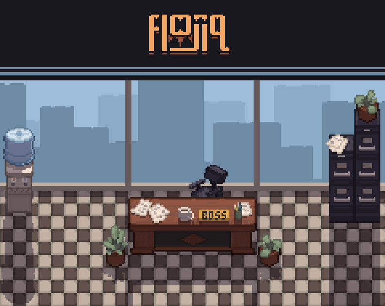 office pixel art assets by flojiq
