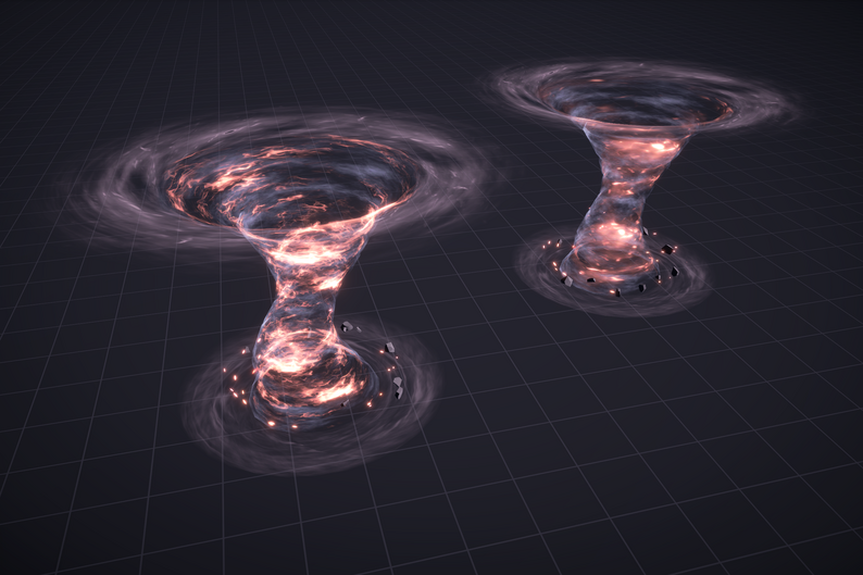 Unity Elemental Tornado VFX by FlexUnit