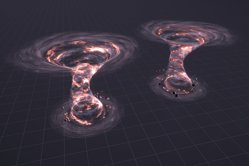 Unity Elemental Tornado VFX by FlexUnit