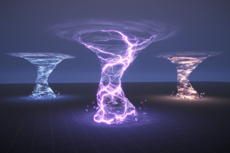 Unity Elemental Tornado VFX by FlexUnit