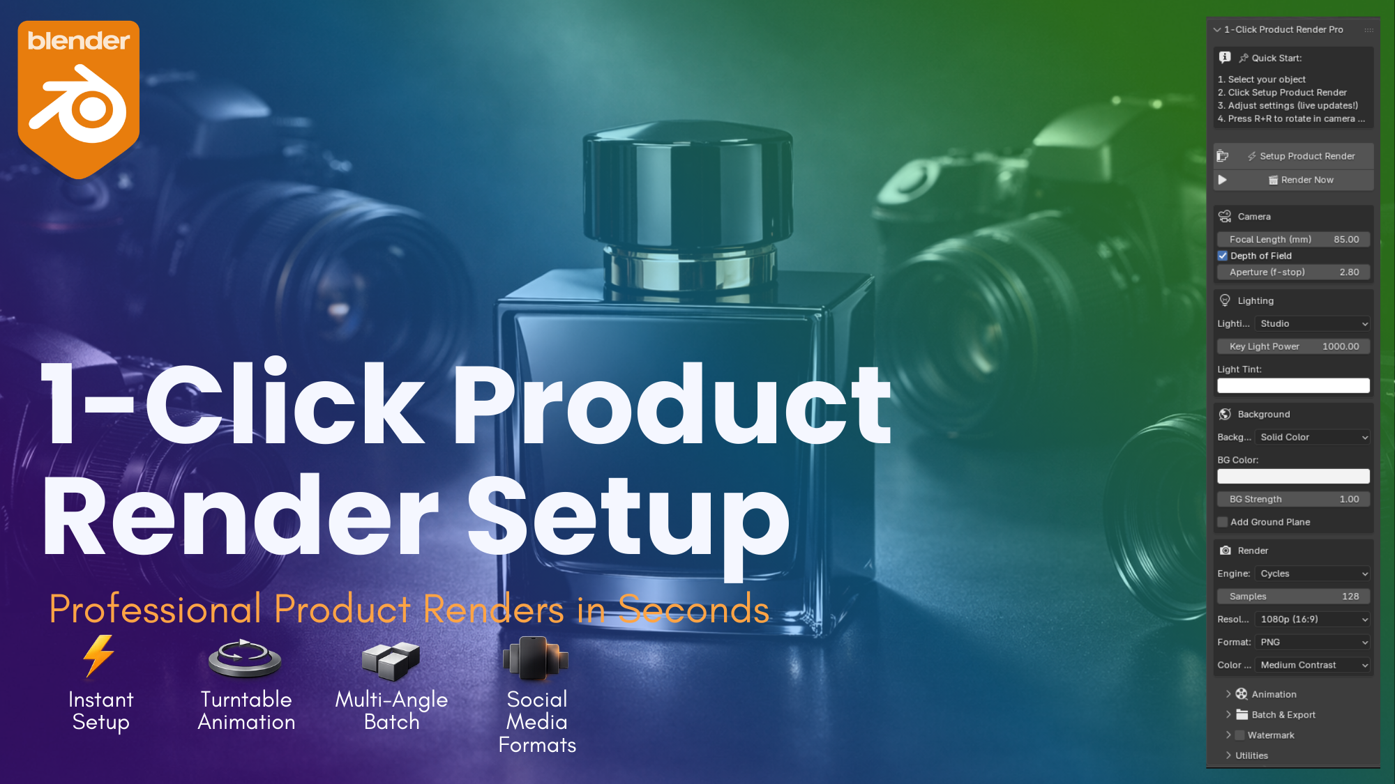 1-Click Product Render Setup by rana1232