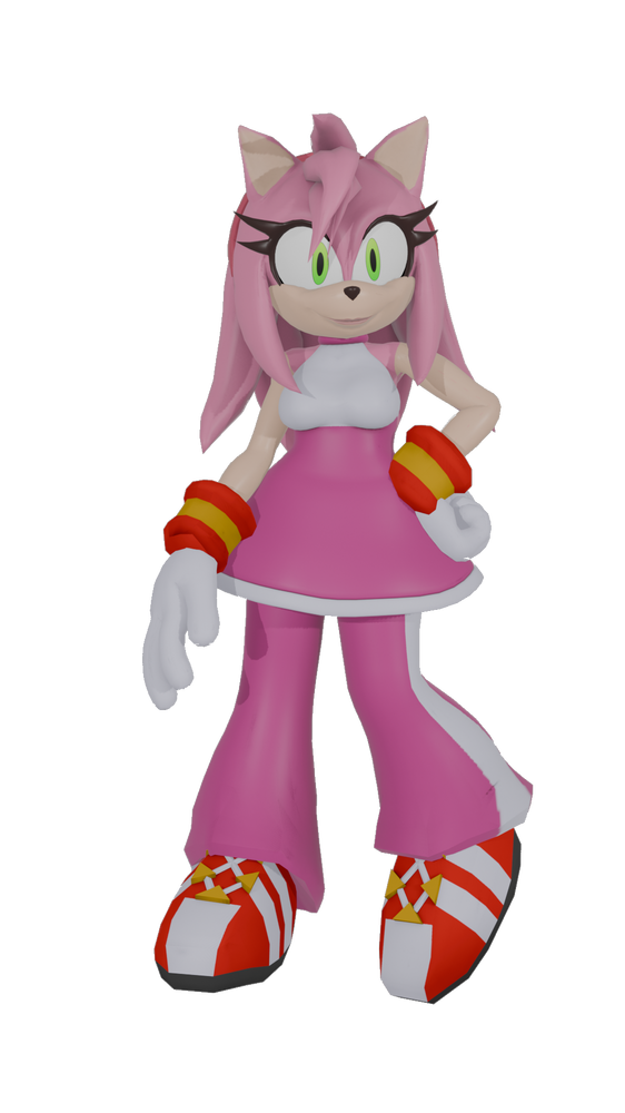 Stylized Amy Rose (V1) by Lord Convalian