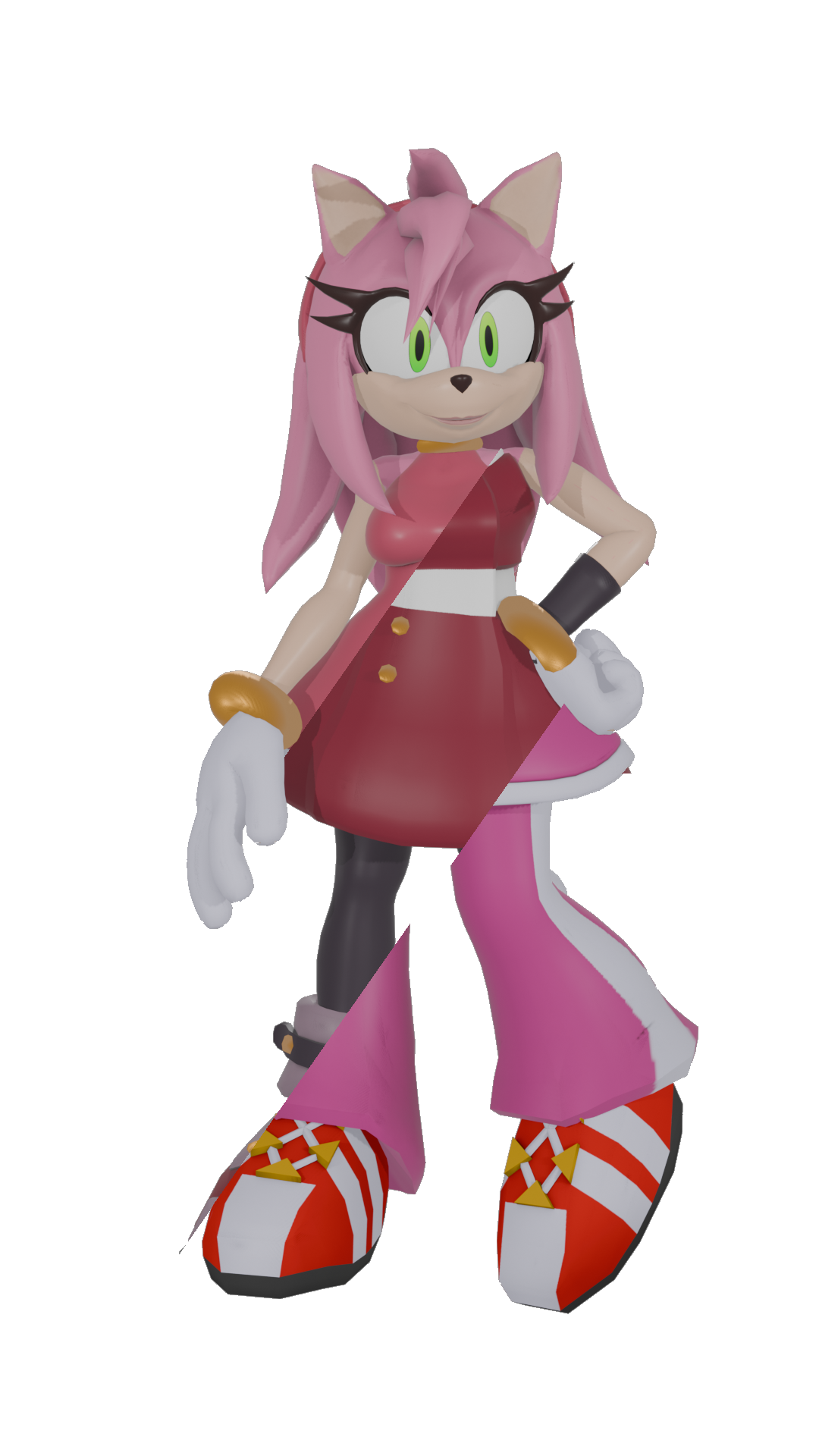 Stylized Amy Rose (V1) by Lord Convalian