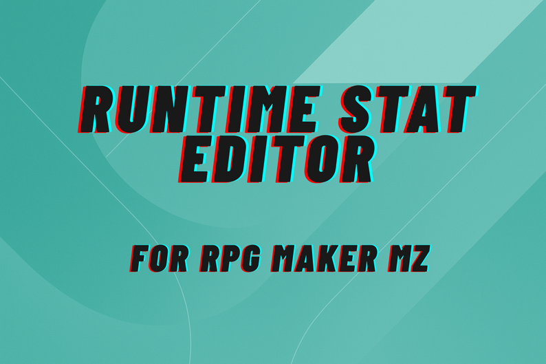 Runtime Stat Editor for RPG Maker MZ by BitQuest Studio