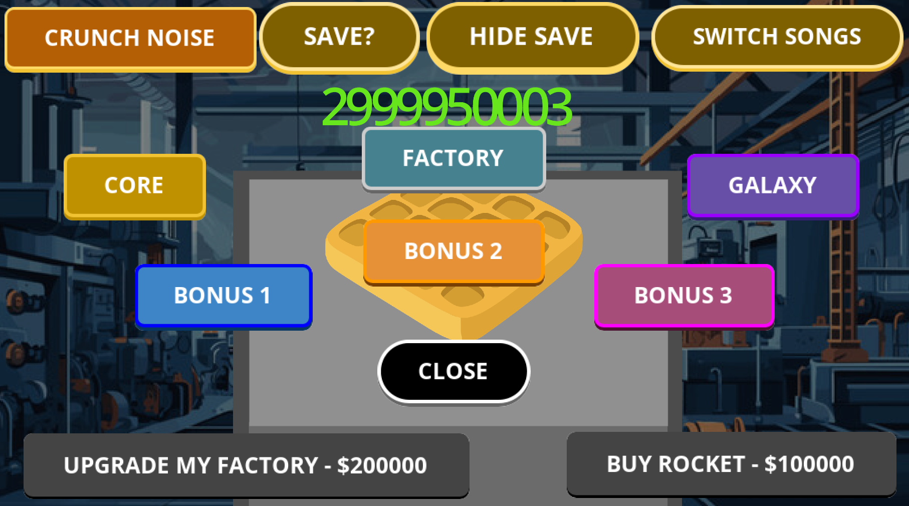 WAFFLE CLICKER DX MINOR CONTENT DROP - V.0.1.4 - Waffle Clicker Deluxe - 1.2.5 HOTFIX by OLIVEZ