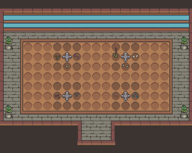 Tiny Town RPG crops by Wabby Wabbo