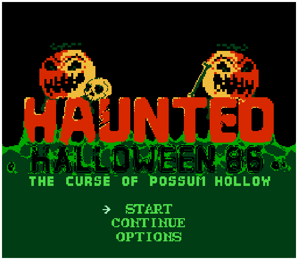 Haunted: Halloween '86 - The Curse of Possum Hollow (NES) by ...